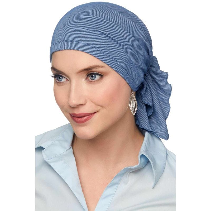 Deluxe Cupro Slip On Scarf | Pre Tied Chemo Scarf