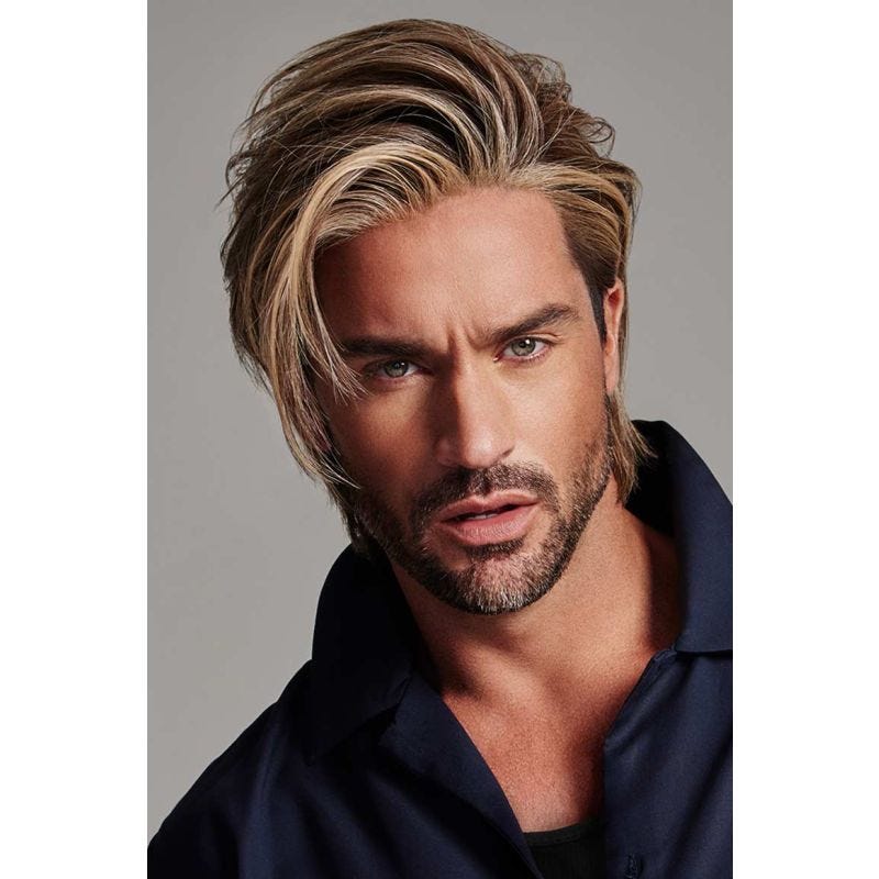 Daring Mens Wig by HIM HairUWear | Lace Front, Monofilament Part