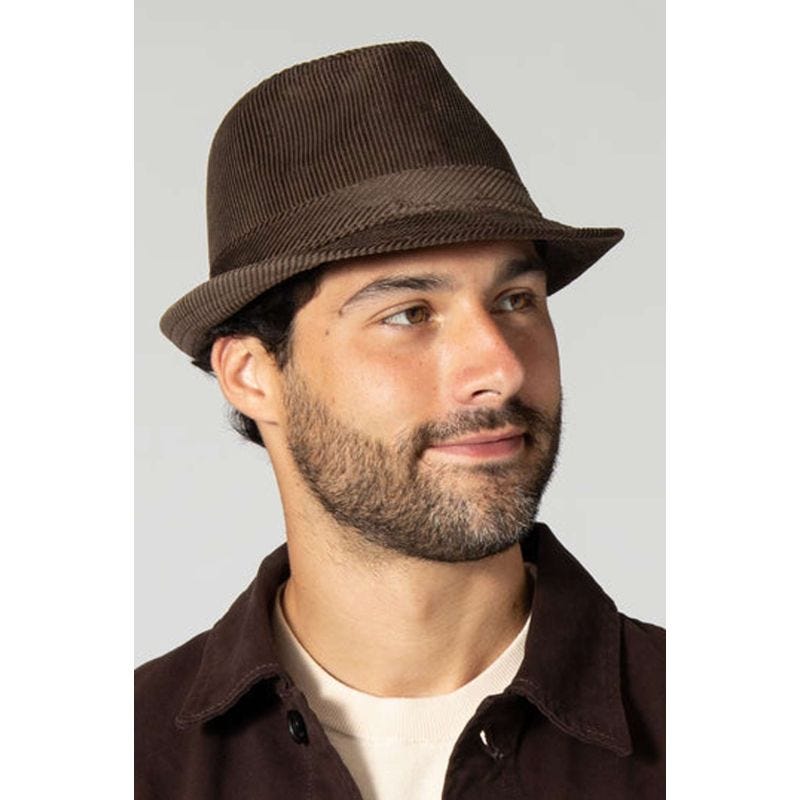 fedora hat brown