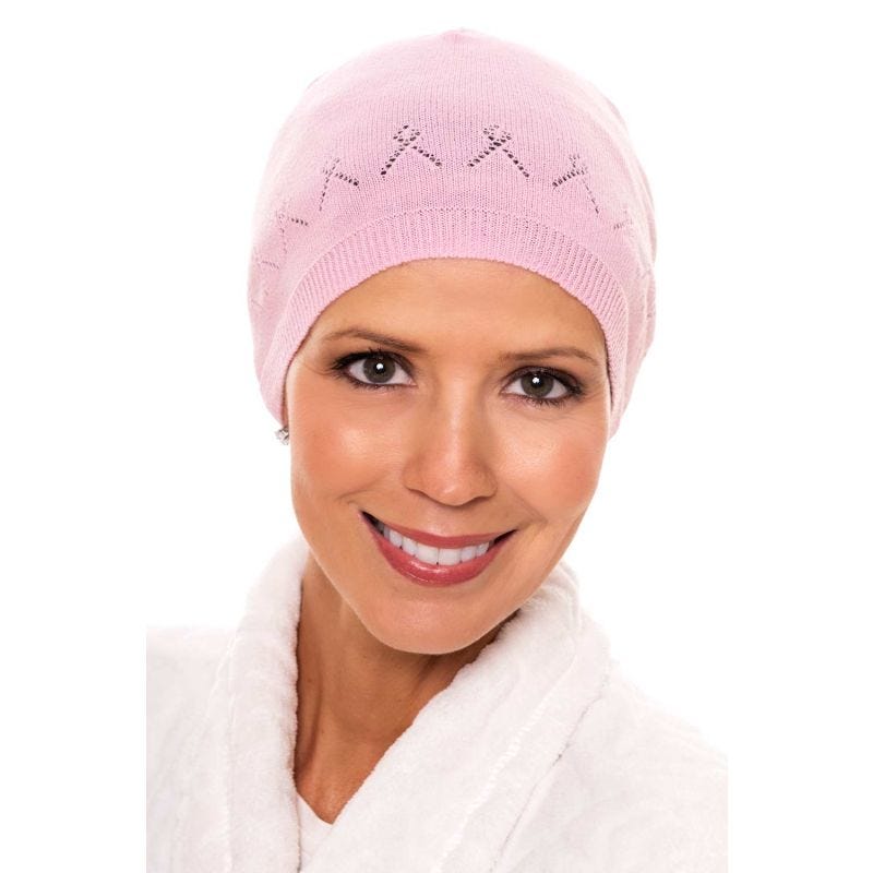 Ribbon Beanie Caps for Chemo