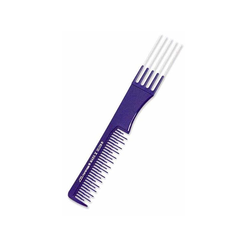 Mark V Wig Comb | Professional Wig Styling Comb with Metal Pick Teeth