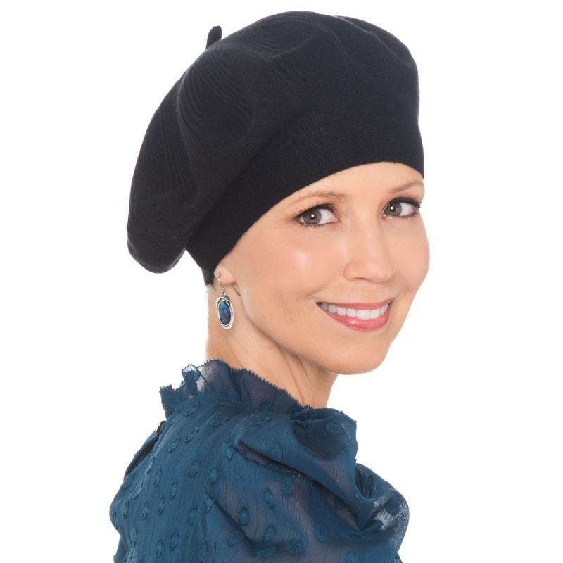 Wren Wool Blend Ribbed Beret Hat | Chic Beret Hats for Women