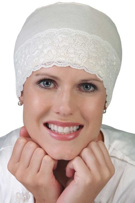 Lace Hat | Lace Beanie | Cardani Lace Sleep Cap