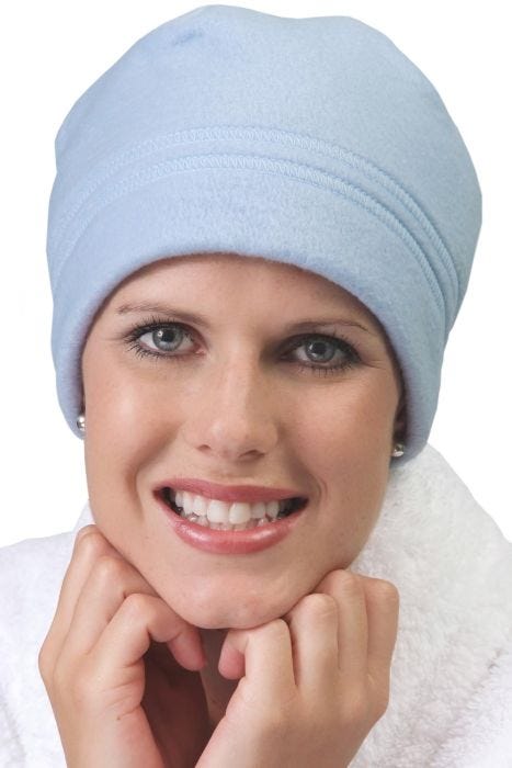 Fleece Night Beanie Sleep Cap by Cardani | Soft Sleep Hat for Women ...
