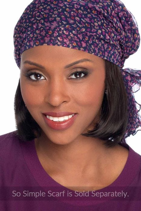 Halo Hair | Cardani Classic Bob Halo Hairpiece for Hats | Hats with Hair