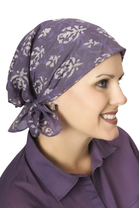 Large Head Bandanas | Oversized Cotton Bandanas for Women