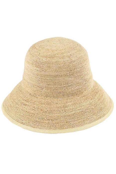 Capri Crocheted Raffia Basic Sun Hat | Crocheted Sun Hats for Women