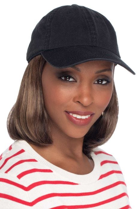 Baseball Cap with Hair | Cardani Classic Bob Ballcap