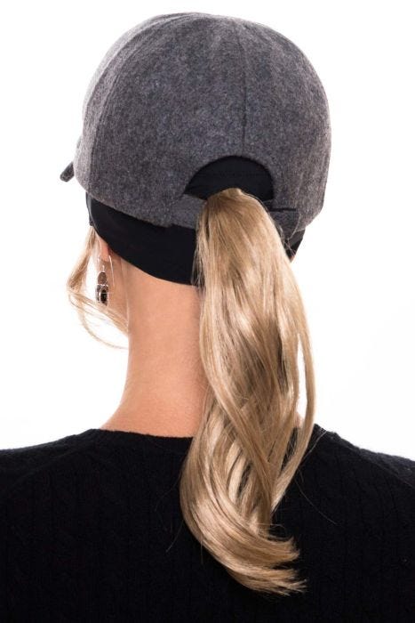 Hat with Ponytail Attached | Ponytail for Baseball Caps