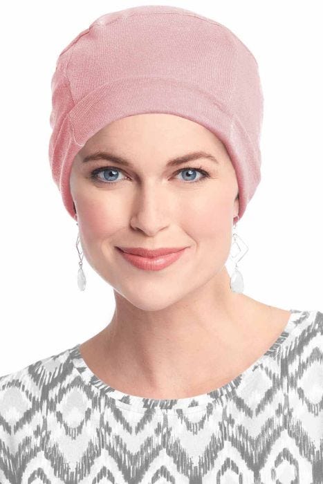 Cotton Cozy Cap | Soft Hats for Cancer & Chemo Patients - Pink Blush