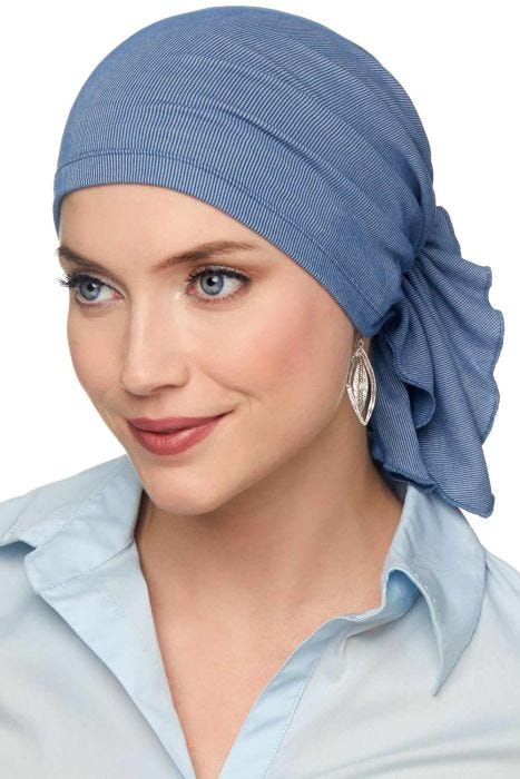 Deluxe Cupro Slip On Scarf | Pre Tied Chemo Scarf
