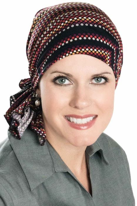 Slip-On Slinky Headwrap Pre-Tied Scarf