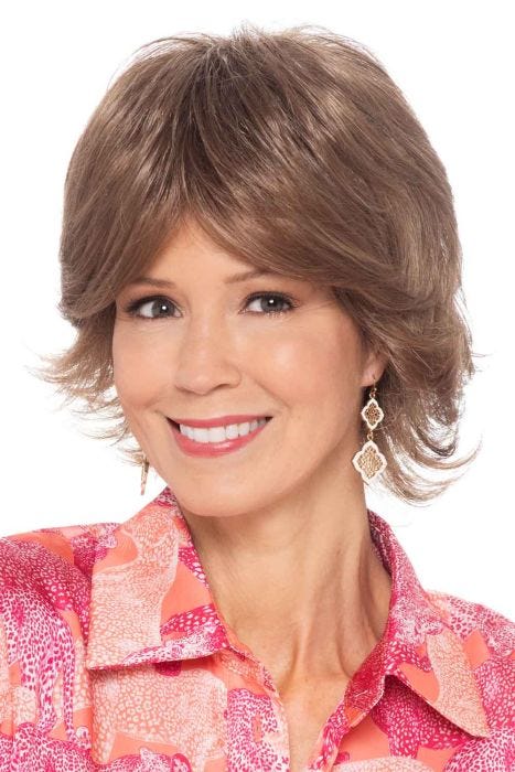 Sophia Wig by Cardani | Mono Crown Textured Wig with Bangs