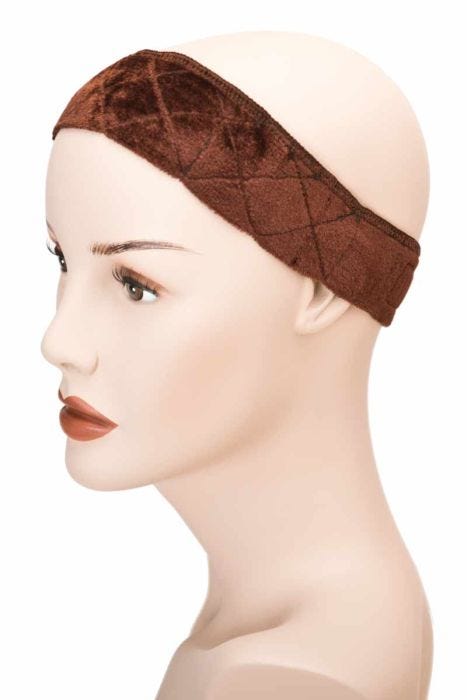 Wig Grip by Cardani | Adjustable No-Slip Velour Headband for Wigs & Scarves