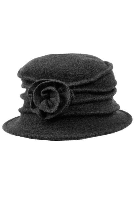 Wool Kennie Cloche Hat | Winter Cloche Hat for Women