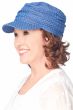 Tenley Baseball Cap | Petite Size | Denim Eyelet