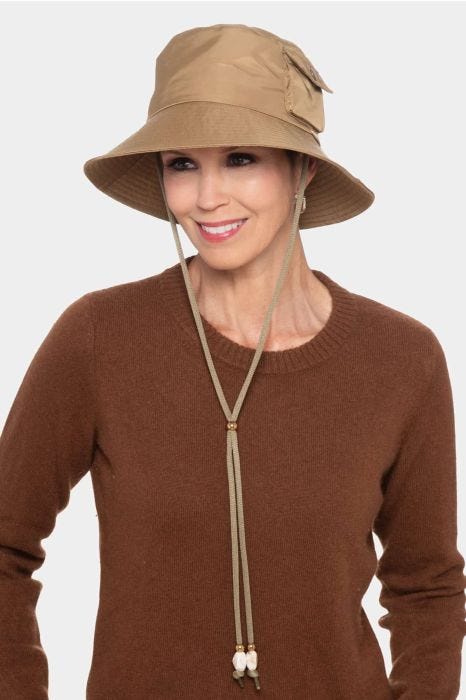 Arista Nylon All Weather Rain Hat | Versatile Rain Hats for Women