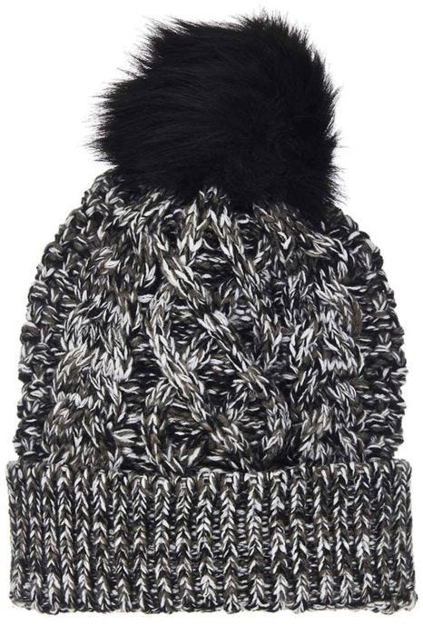 January Cable Knit Pom Beanie Hat | Cute Beanie Hats for Women