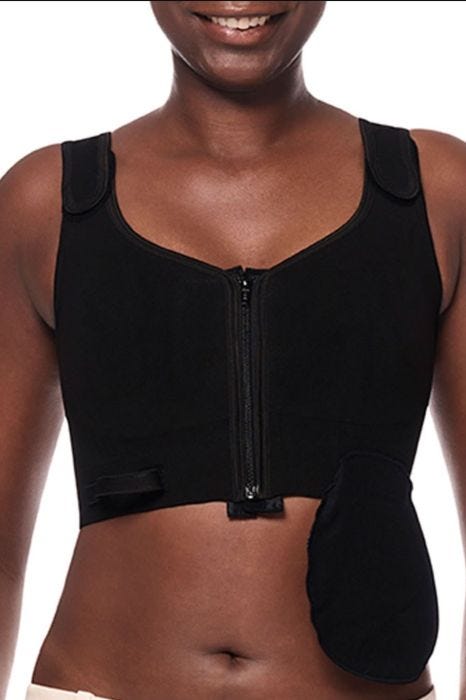 Patty Post-Surgical High Compression Front Closure Bra by Amoena | Wire ...