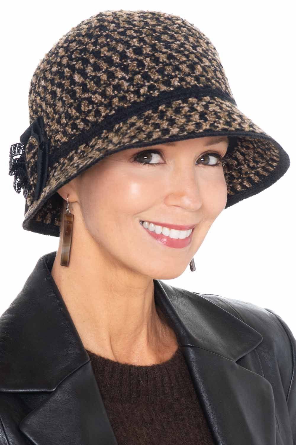 Aleena Asymmetrical Cloche Hat | Stylish Winter Cloche Hats for Women