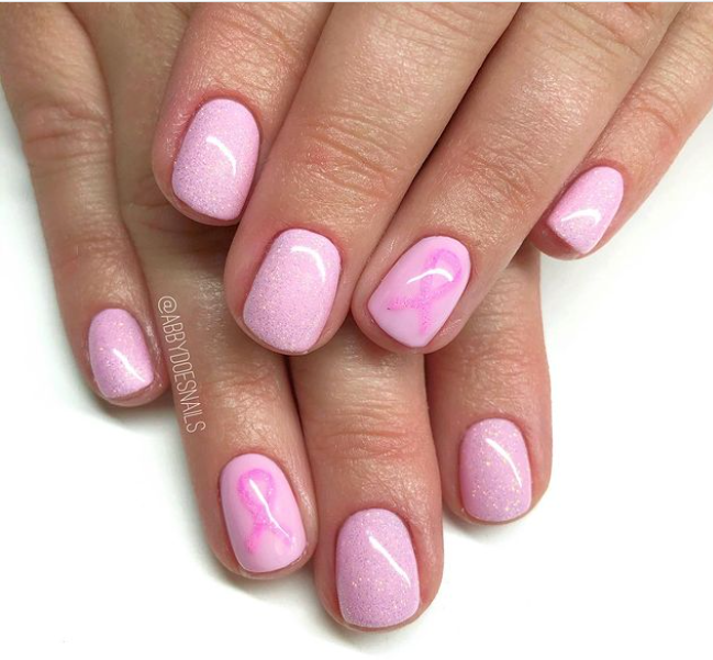 Breast Cancer Nail Designs to Try